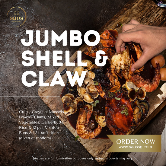 Jumbo Shell & Claw – SAOS Singapore
